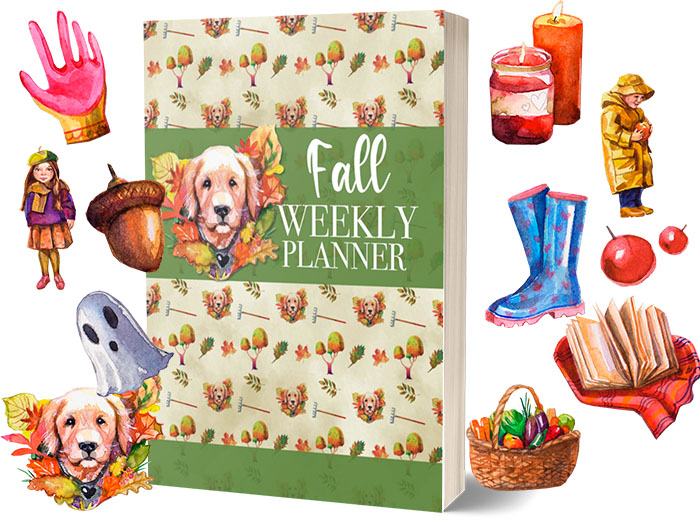 Fall in Love with Fall Bundle - PP Template - Clipart - Digital Papers ...