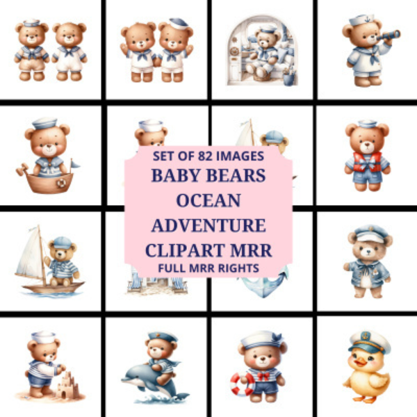 May Mayhem Bundle 2025 - PLR Beach: PLR Printables and Coloring Packs